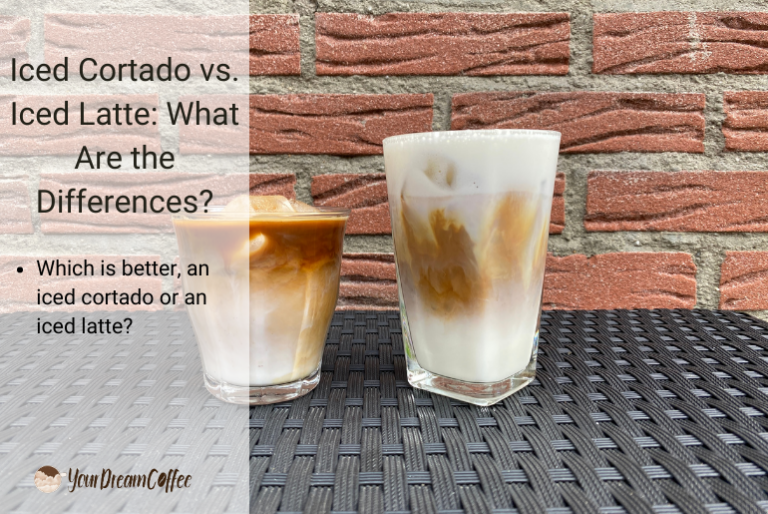 Iced Cortado vs. Iced Latte: Taste & Key Differences